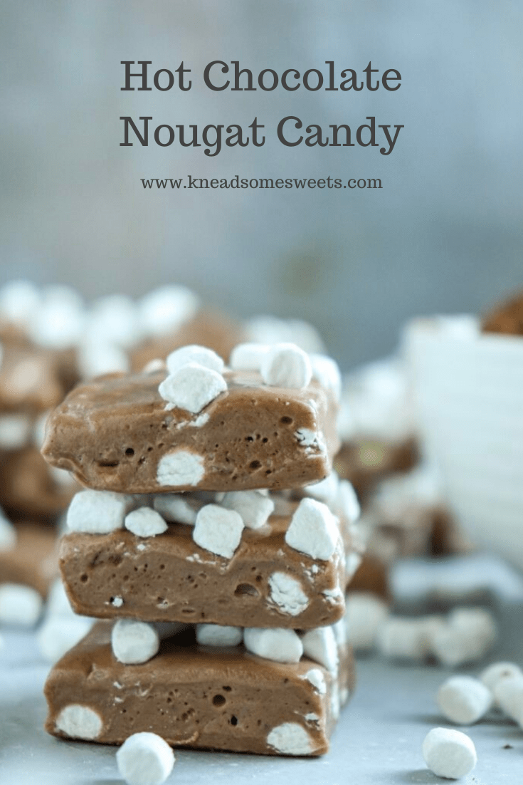 Hot Chocolate Nougat Candy - Knead Some Sweets