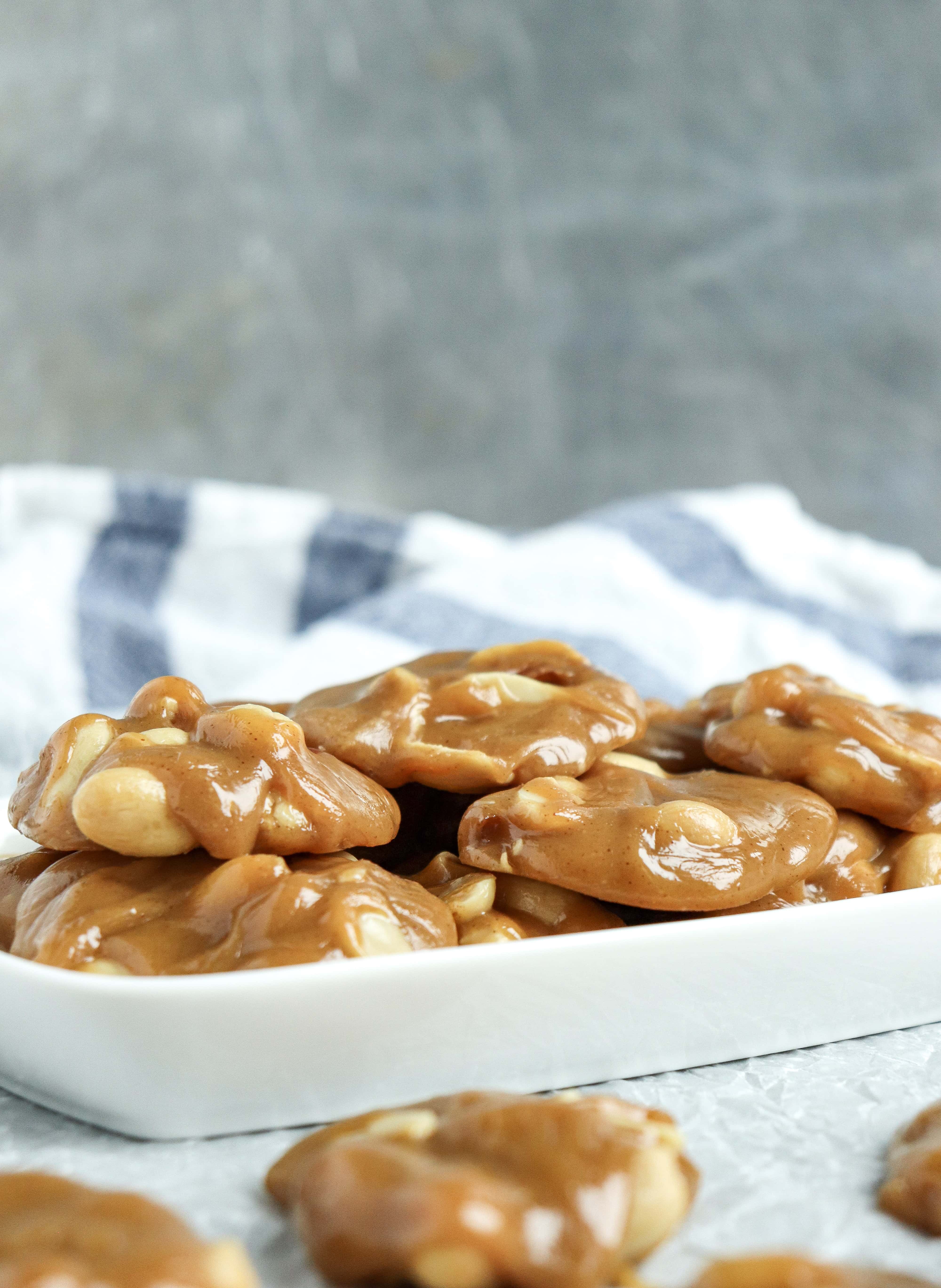 Caramel Peanut Clusters - Knead Some Sweets - a baking blog