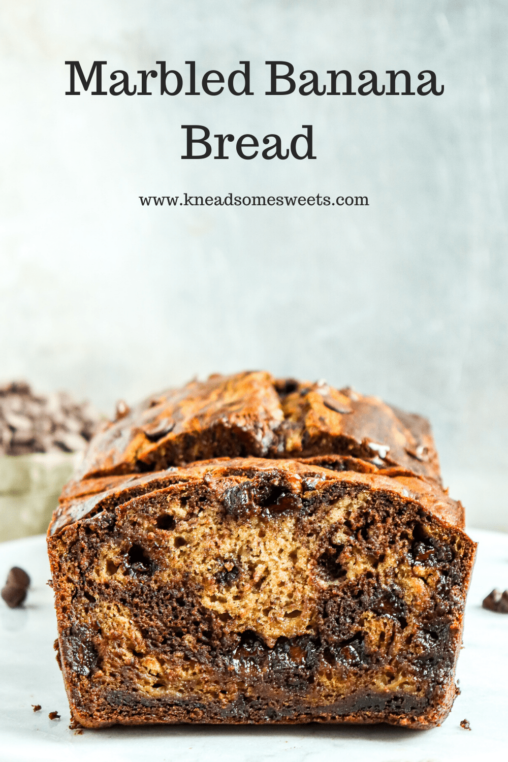 Marbled Banana Bread Recipe - Knead Some Sweets