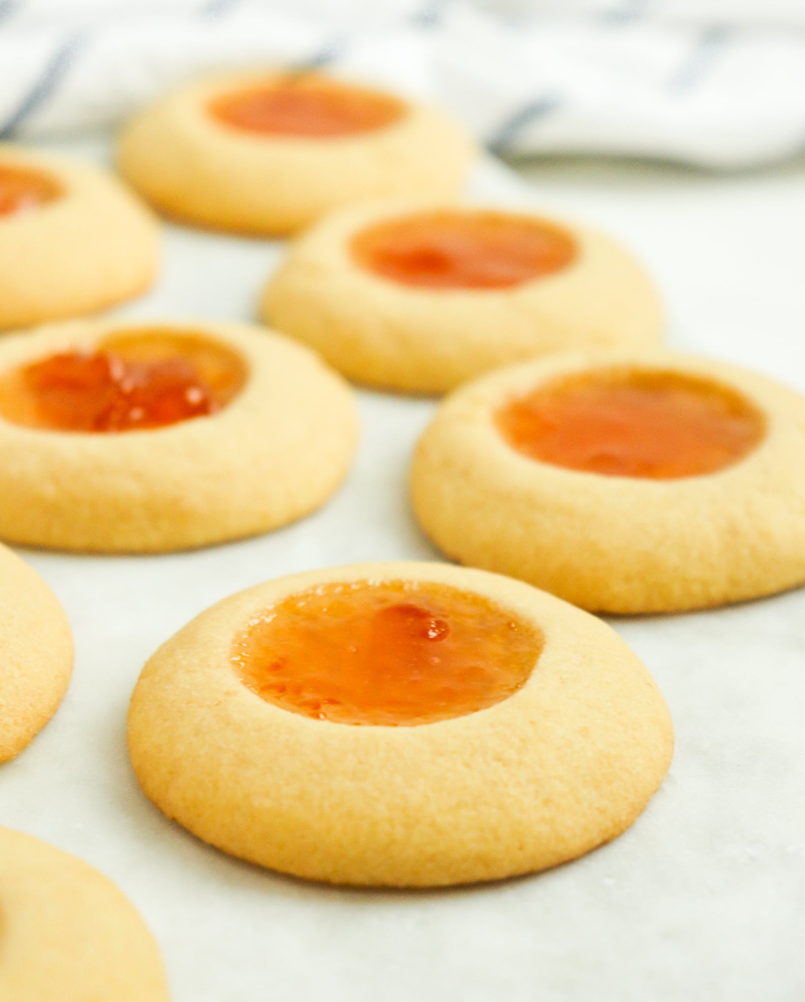 Apricot Thumbprint Cookies - Knead Some Sweets