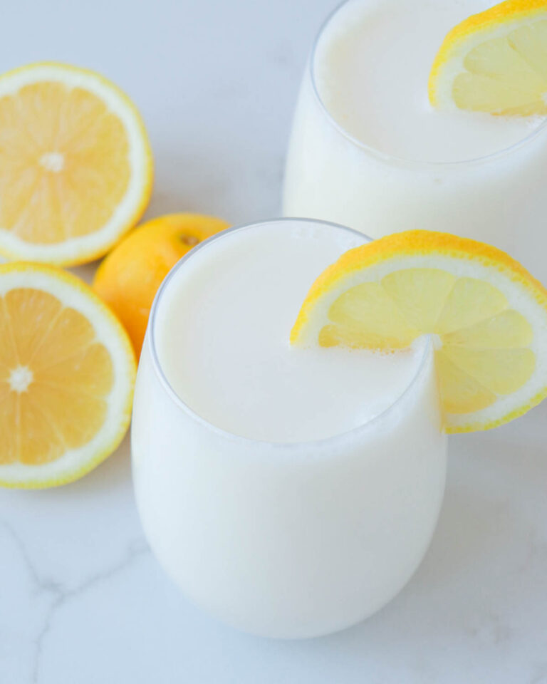 Creamy Lemonade (Condensed Milk Lemonade) - Knead Some Sweets