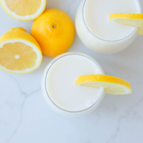 Creamy Lemonade (Condensed Milk Lemonade) - Knead Some Sweets